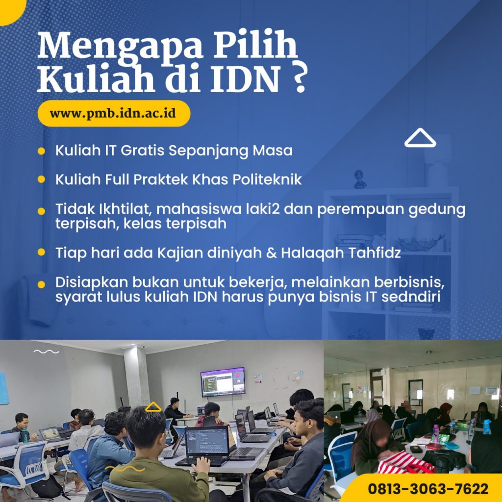 Informasi Penerimaan Mahasiswa Baru - Politeknik IDN